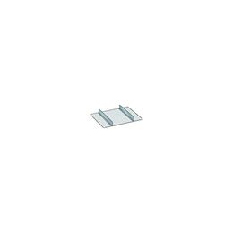 LISTA Einteilungs-Set f&uuml;r Schubladenma&szlig;e 459 x 459 mm, Aluminium, 2 Trennw&auml;nde, Fronth&ouml;he 100 mm