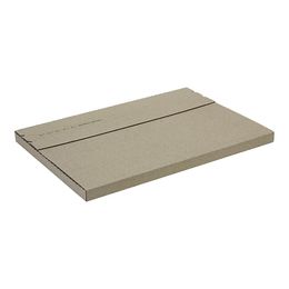 ratioform terra Graspapier-Flachpack, selbstklebend, Innen-LxBxH 349 x 246 x 15 mm, ab 200 Stk