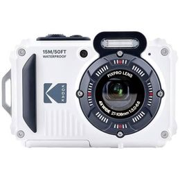 Kodak Pixpro WPZ2WH Digitalkamera 15 Megapixel Opt. Zoom: 4 x Weiß inkl. Akku, inkl. Blitzgerät Bildstabilisierung, WiFi, Wasserdicht, Unterwasserkamera,