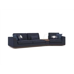JVmoebel 3-Sitzer Modern Blau Dreisitzer Sofa Stilvoll Design Möbel Wohnzimmer Neu