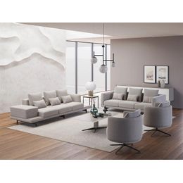 JVmoebel Wohnzimmer-Set Luxus Wohnzimmer Set 6tlg 2x Sofa Dreisitzer Neu 2x Sessel Couchtisch