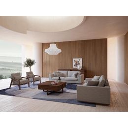 JVmoebel Wohnzimmer-Set Design Sofa Set 3tlg Zweisitzer Sofa Polstermöbel 2x Sessel Wohnzimmer