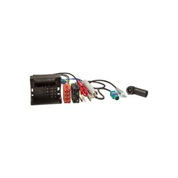 tomzz Audio Radio Adapter Kabel passt für Audi Skoda Seat VW Quadlock auf ISO + An KFZ-Adapter