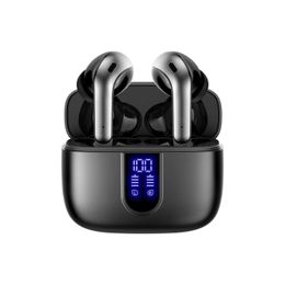 OKWISH Wireless Kopfhörer Headset Ohrhörer Earbuds Bluetooth HiFi Stereo Bluetooth-Kopfhörer (Lärmreduzierung