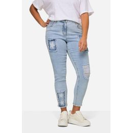 Angel of Style Regular-fit-Jeans Jeans modische Patches 5-Pocket