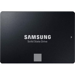 Samsung 870 EVO interne SSD (500 GB) 2,5" 560 MB/S Lesegeschwindigkeit, 530 MB/S Schreibgeschwindigkeit, schwarz