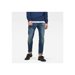 G-Star Raw Slim-fit-Jeans 3301 Slim mit toller Waschung und Elasthan, blau