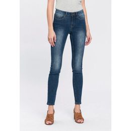 Arizona Skinny-fit-Jeans Shaping High Waist, blau