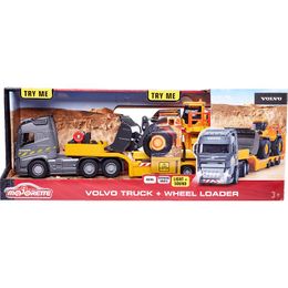 Majorette Volvo Truck + Wheel Loader Spielzeugautos Mehrfarbig