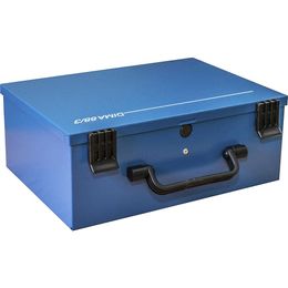 eurokraft pro Sortimentskoffer aus Stahlblech, leer ohne Systemdosen, HxLxB 133 x 340 x 240 mm