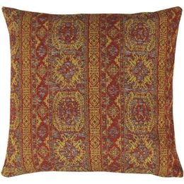 Bestlivings Dekokissen 45 x 45 cm ( Marakesh Terracotta ) - Bohemian Oriental Boho - Hochwertiger Kissenbezug mit Reißverschluss - Marakesch Terracotta