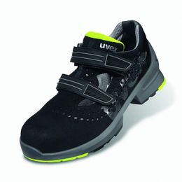 Uvex1 Sicherheits-Sandale S1 8542.8 Gr. 47 schwarz, Weite 11