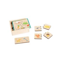 Small Foot - Wooden Puzzle Animals and their Food Holz