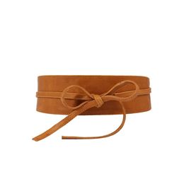 Pieces Belt 'Vibs' female Brown size 95