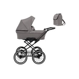 babies-on-wheels Kombi-Kinderwagen Romantik 2 in 1 inkl. Sportsitz und umfangreichen Zubehör in 8 Farben