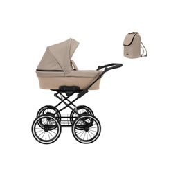 babies-on-wheels Kombi-Kinderwagen Romantik 2 in 1 inkl. Sportsitz und umfangreichen Zubehör in 8 Farben