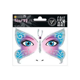 Herma Schmuck-Tattoo Herma Face Art Sticker Gesichter "Butterfly"