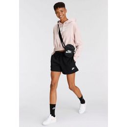 Nike Sportswear Sweatshorts Club Fleece Women's Mid-Rise Shorts, schwarz