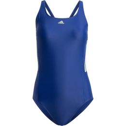 Adidas 3S MID SUIT Schwimmanzug Damen in dark blue-green spark