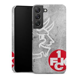 DeinDesign Galaxy S22 Handy Premium Case Smartphone Handyh&uuml;lle Schutzh&uuml;lle matt 1. Fck Devil 1. Fc Kaiserslautern Premium Case