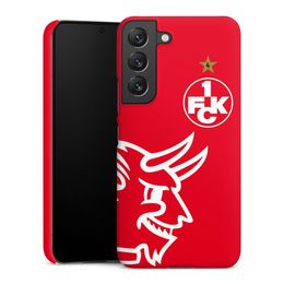 DeinDesign Galaxy S22 Handy Premium Case Smartphone Handyh&uuml;lle Schutzh&uuml;lle matt Star Devil 1. Fc Kaiserslautern Premium Case