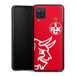 DeinDesign Galaxy A12 Handy Silikon H&uuml;lle Case schwarz Handyh&uuml;lle Devil Star 1. Fc Kaiserslautern