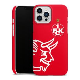 DeinDesign iPhone 13 Pro Max Handy Premium Case Smartphone Handyh&uuml;lle Schutzh&uuml;lle matt Star Devil 1. Fc Kaiserslautern Premium Case