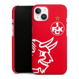 DeinDesign iPhone 14 Handy Premium Case Smartphone Handyh&uuml;lle Schutzh&uuml;lle matt Star Devil 1. Fc Kaiserslautern Premium Case