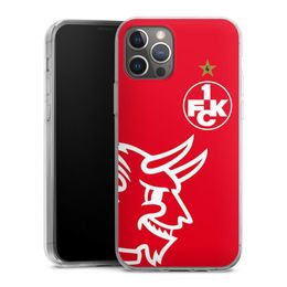 DeinDesign iPhone 12 Pro Handy Silikon H&uuml;lle Case transparent Handyh&uuml;lle Devil Star 1. Fc Kaiserslautern Silikon Case