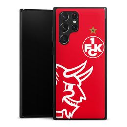 DeinDesign Galaxy S22 Ultra Handy Silikon H&uuml;lle Case schwarz Handyh&uuml;lle Star Devil 1. Fc Kaiserslautern