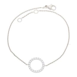 JuwelmaLux Armband Armband 333/000 (8 Karat) Weißgold mit Zirkonia JL10-03-237 (kein Set, 1-tlg., kein Set)