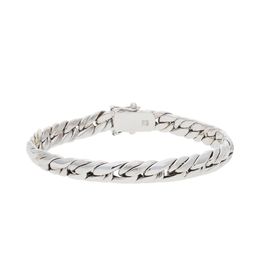 JuwelmaLux Armband Armband 585/000 (14 Karat) Weißgold, Handarbeit JL30-03-459 (kein Set, 1-tlg., kein Set), silberfarben