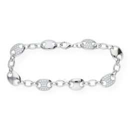 JuwelmaLux Armband Armband 925 Silber mit Zirkonia JL10-03-1556 (kein Set, 1-tlg., kein Set), silberfarben