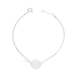 JuwelmaLux Armband Armband 585/000 (14 Karat) Weißgold JL25-03-0156 (kein Set, 1-tlg., kein Set), silberfarben