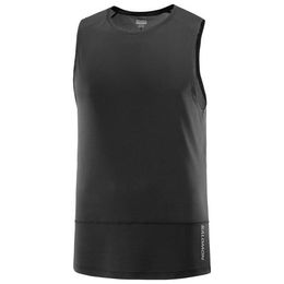 Salomon - Cross Run Tank - Laufshirt Gr XL schwarz