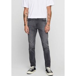 Only & Sons ONLY & SONS Skinny-fit-Jeans Warp, grau