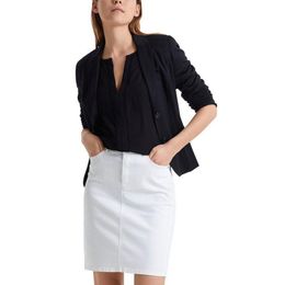 Marc Cain Kurzblazer "Collection Essential" Premium Damenmode Leichter Blazer aus feinem Jersey, blau