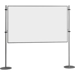 eurokraft basic Info-Wand, einteilig - Stahlblech, beschichtet, BxH 1500 x 1000 mm