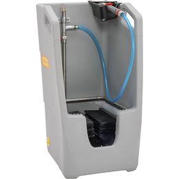 CEMO PE-Stiefelreiniger PREMIUM, mit Sammelwanne, LxBxH 530 x 490 x 880 mm
