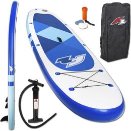 F 2 Inflatable SUP-Board F2 "F2 Prime blue" Wassersportboards Gr. 10,5 320 cm, blau Stand Up Paddle