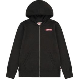 Levi's® kids Levi's® Kids Kapuzensweatjacke LVN BOXTAB FULL ZIP HOODIE UNISEX, schwarz