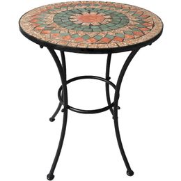 Iperbriko - Tisch mit Mosaikdekoration 'Alice' ø Cm 60 x H.70