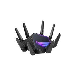 ASUS Rog Rapture GT-AXE16000 - 6E (802.11ax) Quad-Band Wi-Fi 6E Gaming-Router mit 6 GHz, zwei 10G Ports, 2.5G wan, zwei wan, AiMesh, vpn Fusion, drei