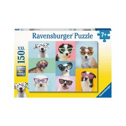 RAVENSBURGER VERLAG Puzzle XXL WITZIGE HUNDE 150-teilig