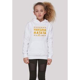 F4NT4STIC Sweatshirt Disney König der Löwen Hakuna Matata Unisex Kinder,Premium Merch,Jungen,Mädchen,Bedruckt, weiß