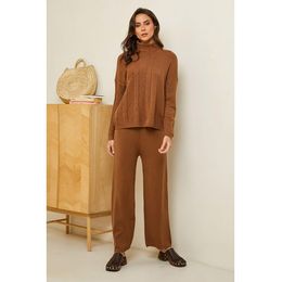 Soft Cashmere 2tlg. Outfit in Camel - 34/36