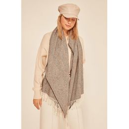 WINTERLAND Schal in Taupe - (L)180 x (B)65 cm