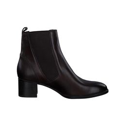 Marco Tozzi Leder-Chelsea-Boots in Braun - 37
