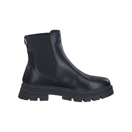 Marco Tozzi Leder-Chelsea-Boots in Schwarz - 41