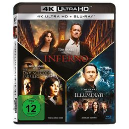 The Da Vinci Code - Sakrileg / Illuminati / Inferno (4K Ultra HD) (Blu-ray)
